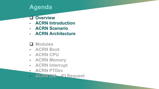 Project ACRN hypervisor introduction | PPT