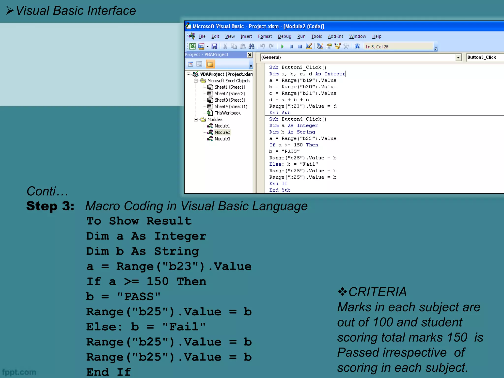 Project advance itt | PPTX