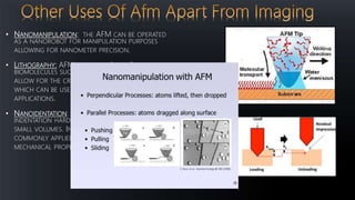 Atomic Force Microscopy (AFM) | PPTX