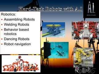 Artificial Intelligence and Robotics | PPTX