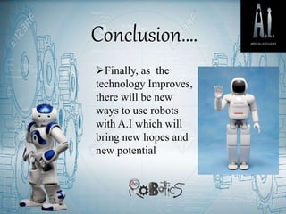 Artificial Intelligence and Robotics | PPTX