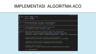 Implementasi Metode TSP pada Rute Pariwisata Menggunakan Algoritma Ant ...