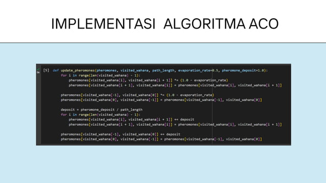 Implementasi Metode TSP pada Rute Pariwisata Menggunakan Algoritma Ant ...