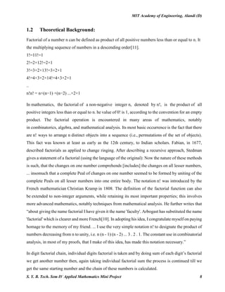 Digit Factorial Chains .(Euler Problem -74) (Matlab Programming Solution) | PDF