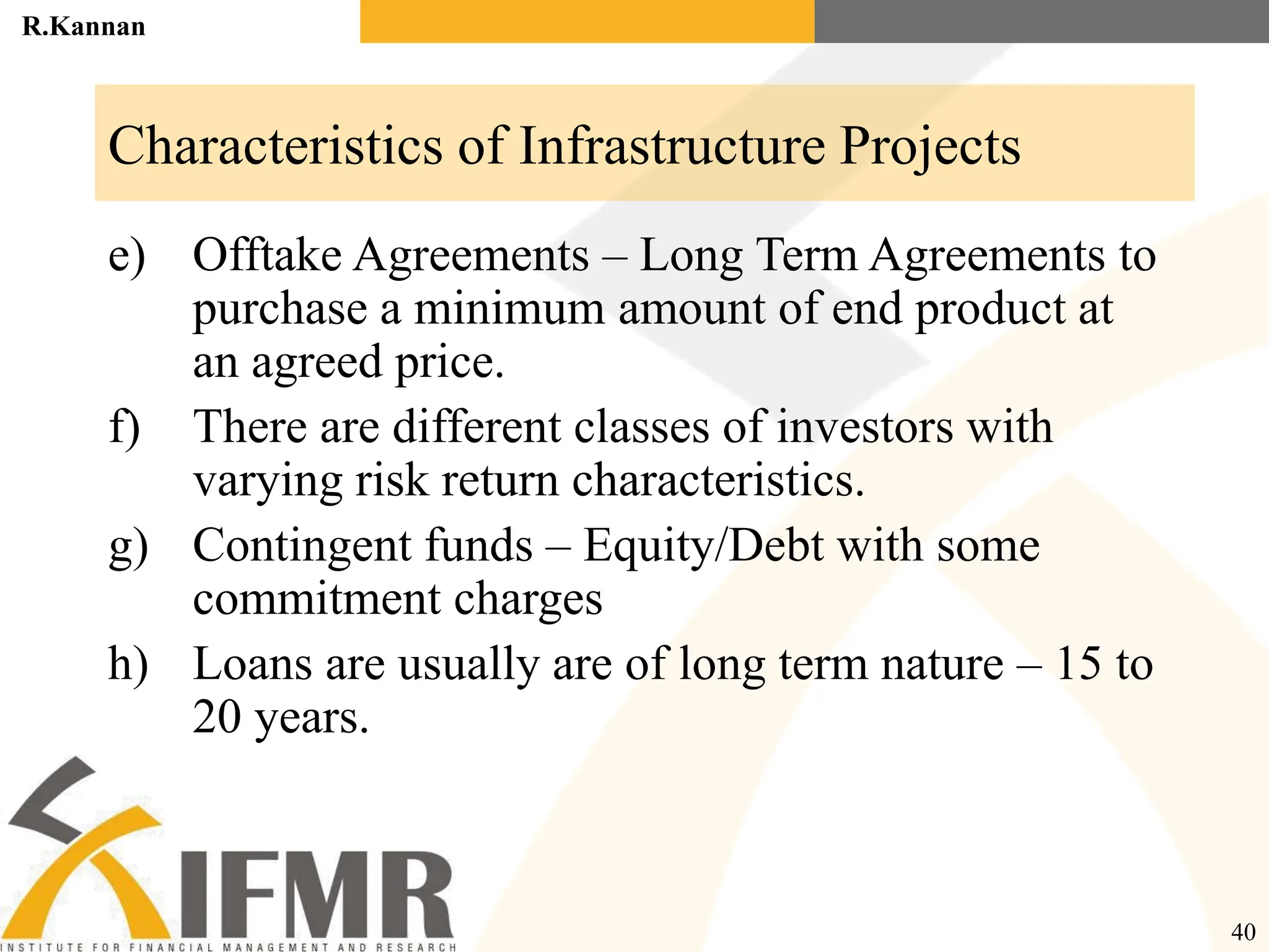 Project and Infrastructure Finance slides Module1_Ver3.ppt