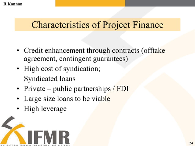 Project and Infrastructure Finance slides Module1_Ver3.ppt