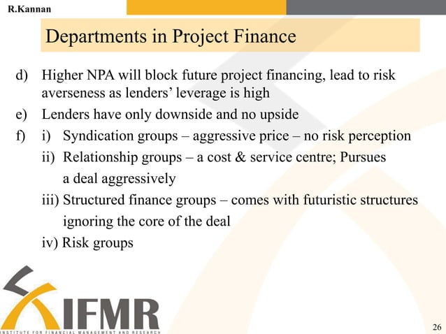 Project and Infrastructure Finance slides Module1_Ver3.ppt
