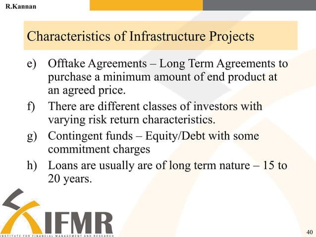 Project and Infrastructure Finance slides Module1_Ver3.ppt