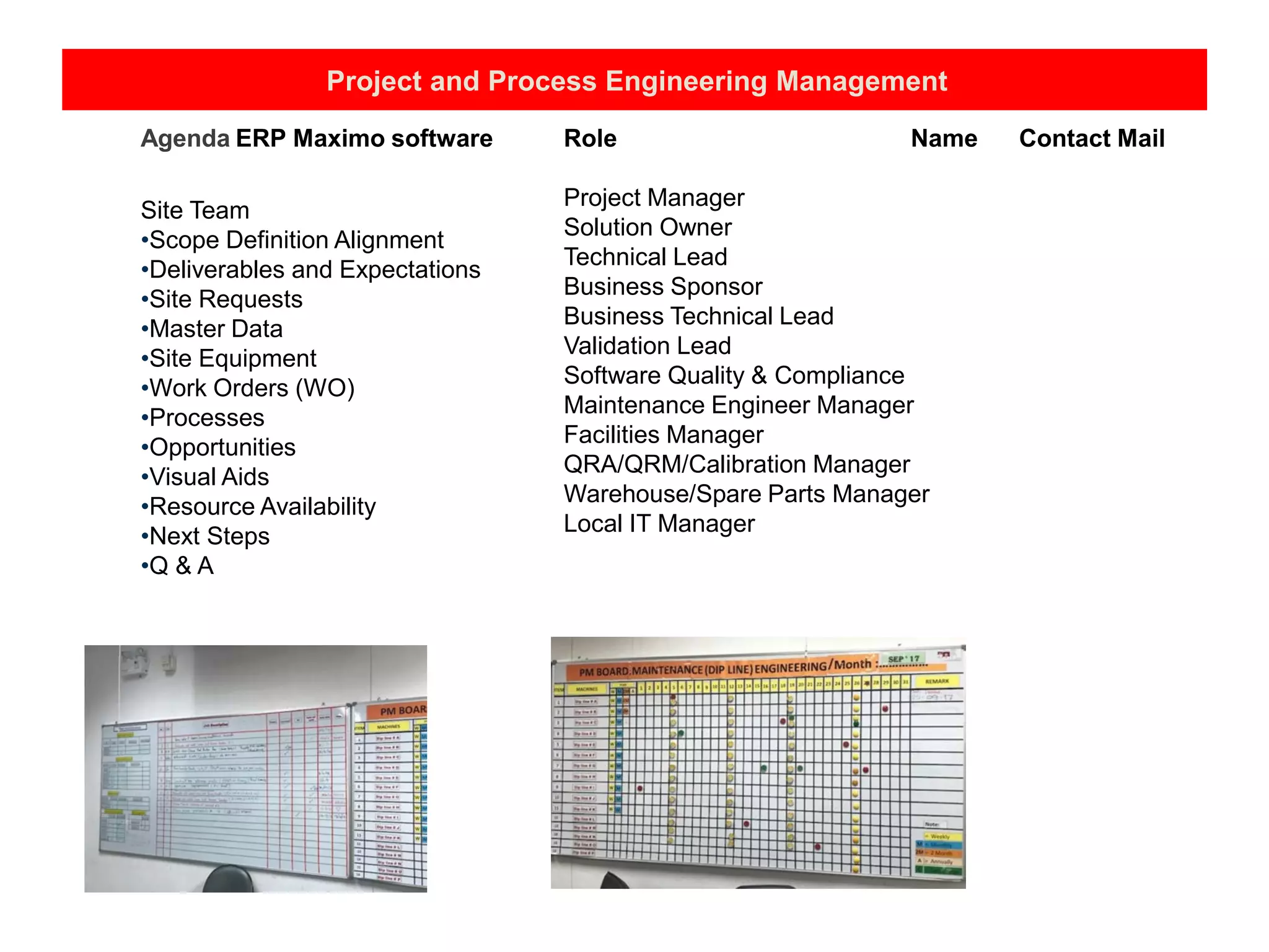 Project and process engineering management industrial engineering ...