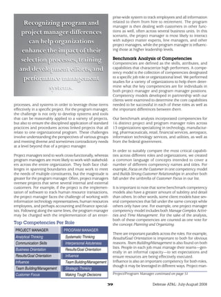 Project and program management differences | PDF