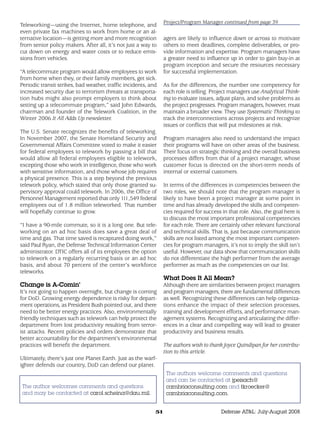 Project and program management differences | PDF