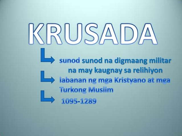 Krusada | PPT