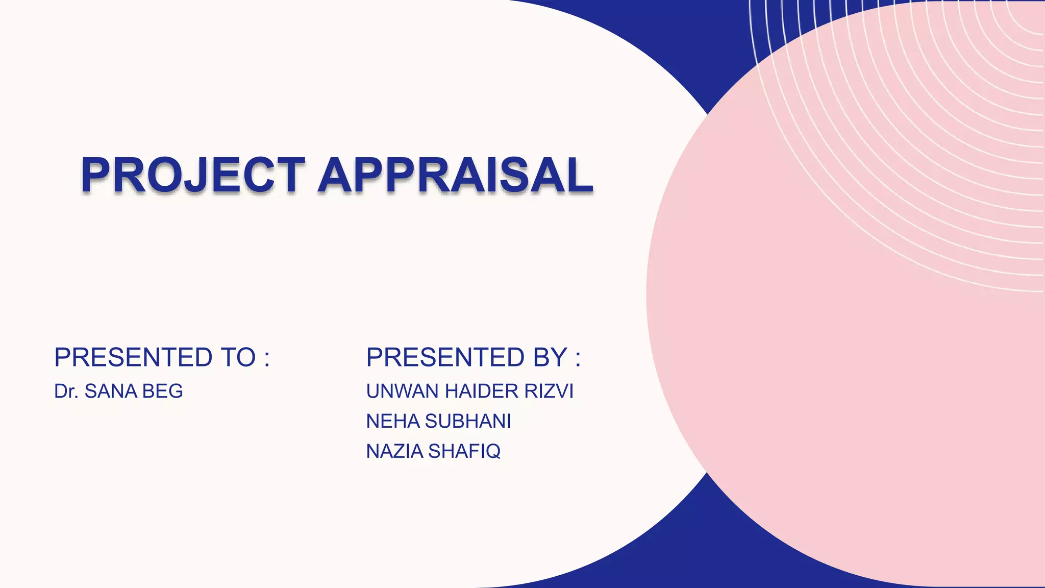 PROJECT APPRAISAL-1.pptx