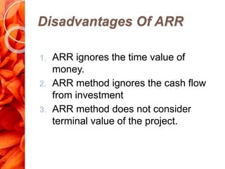 Project appraisal for financial markets | PPTX