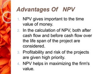 Project appraisal for financial markets | PPTX