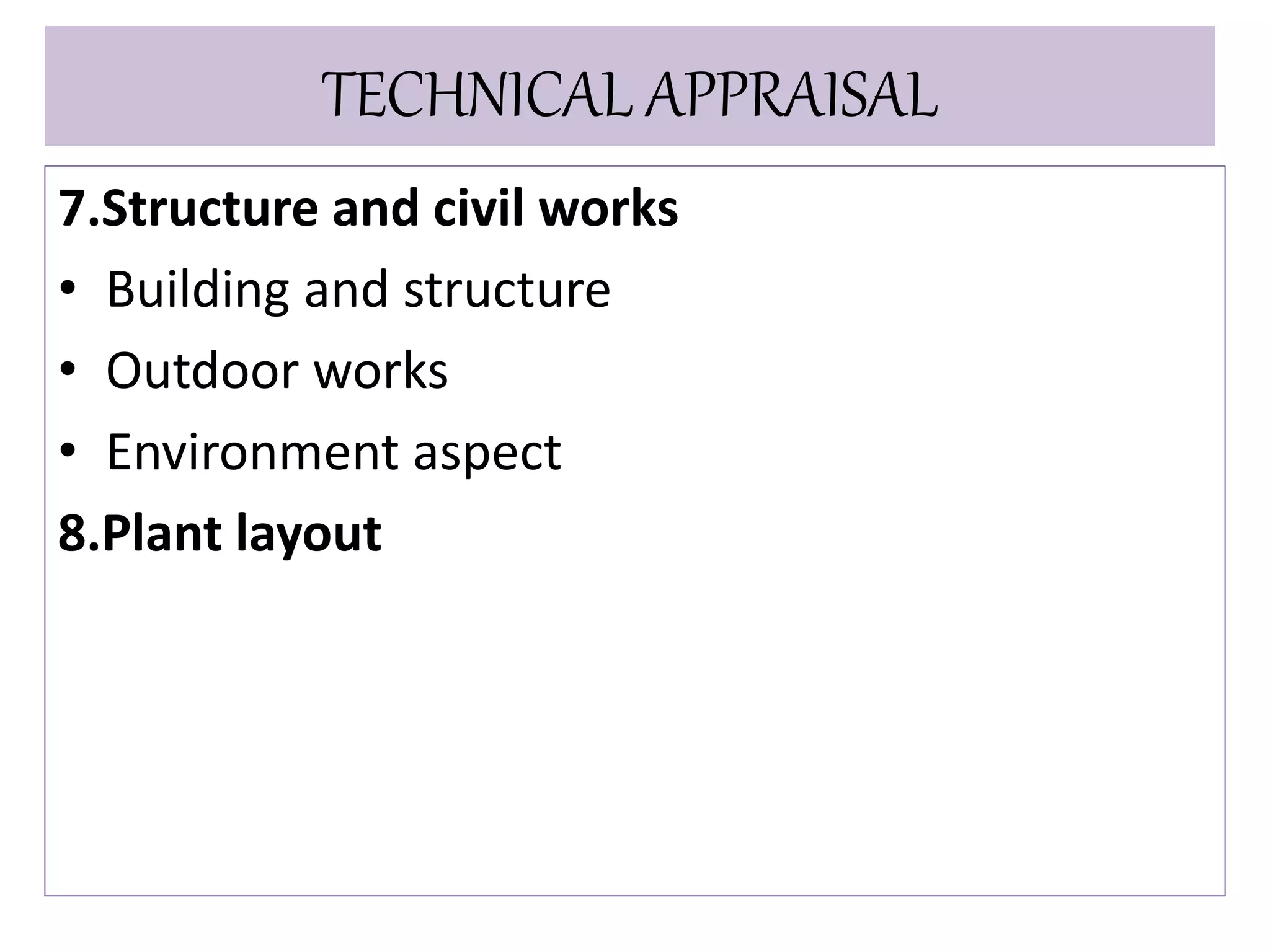 Project appraisal | PPTX