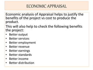 Project appraisal | PPTX