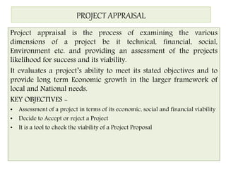 Project appraisal | PPTX