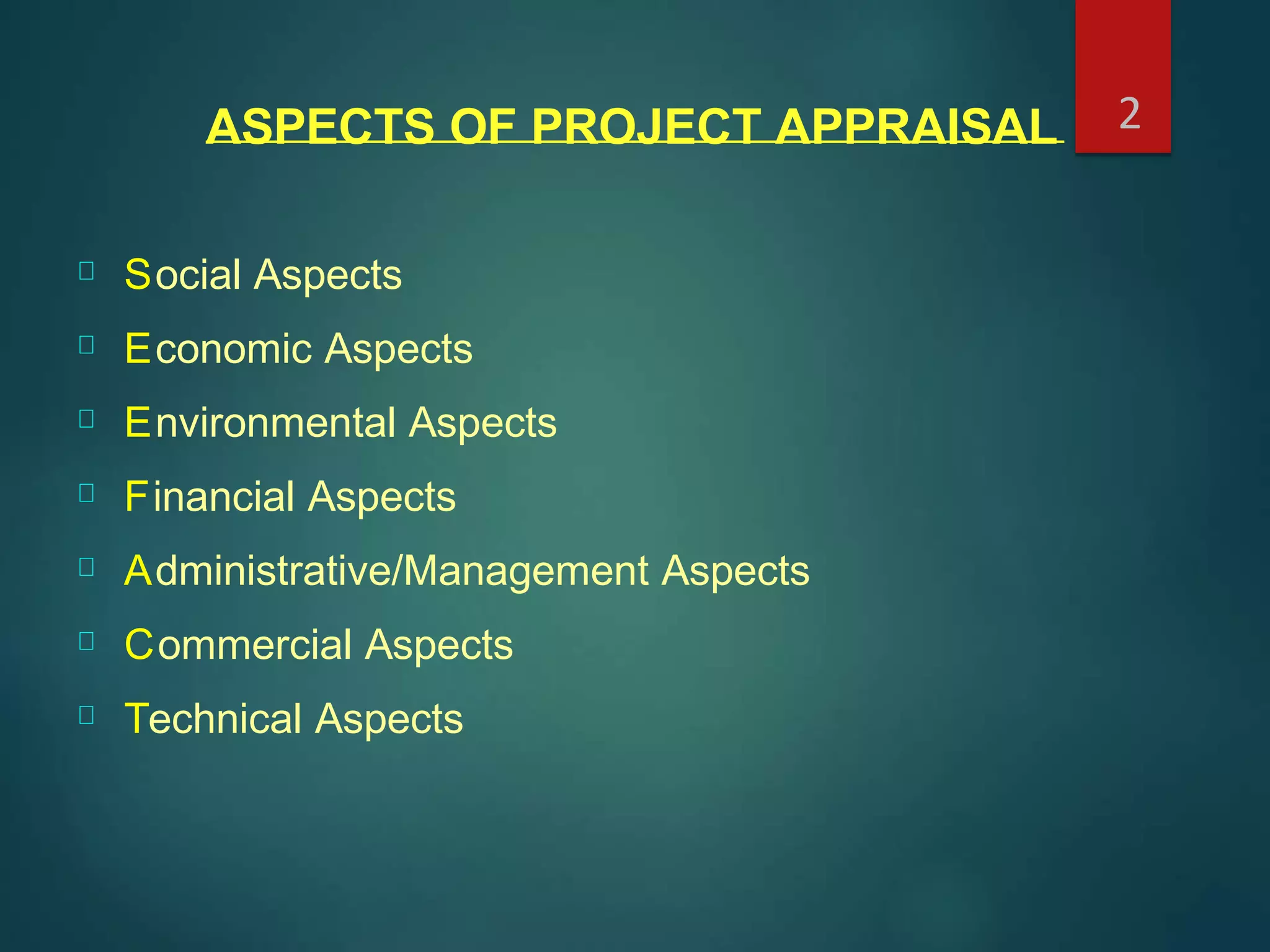 HOW TO EVALUATE PROJECT BY USING PROJECT APPRAISAL METHOD AT WORKPLACE ...