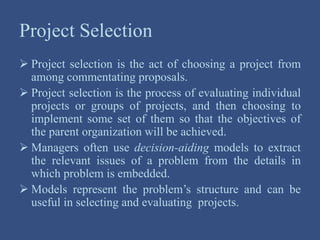 Project appraisal part 2 | PPTX