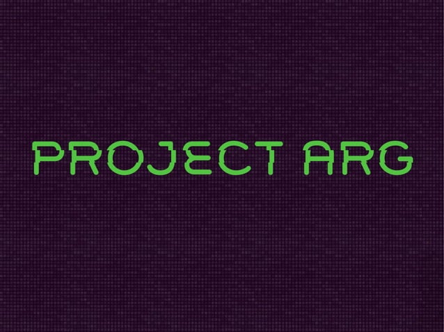 Project arg | PPT | Free Download