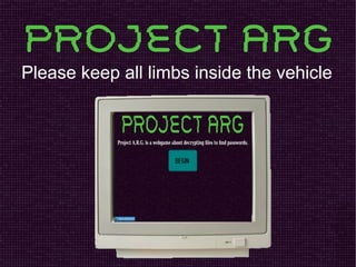 Project arg | PPT