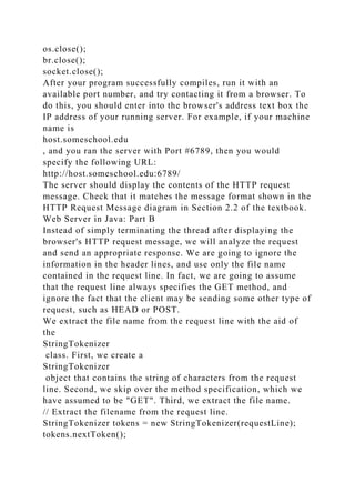 Project Assignment 2 Building a Multi-Threaded Web ServerThis pro.docx