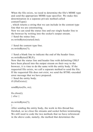 Project Assignment 2 Building a Multi-Threaded Web ServerThis pro.docx