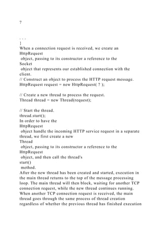Project Assignment 2 Building a Multi-Threaded Web ServerThis pro.docx