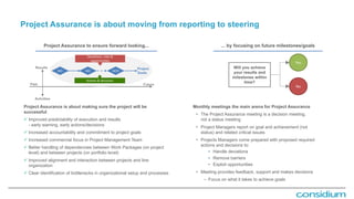 Project assurance - make sure your projects delivers as expected | PPT