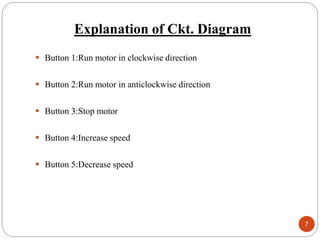 DC motor control using multiple switches | PPTX