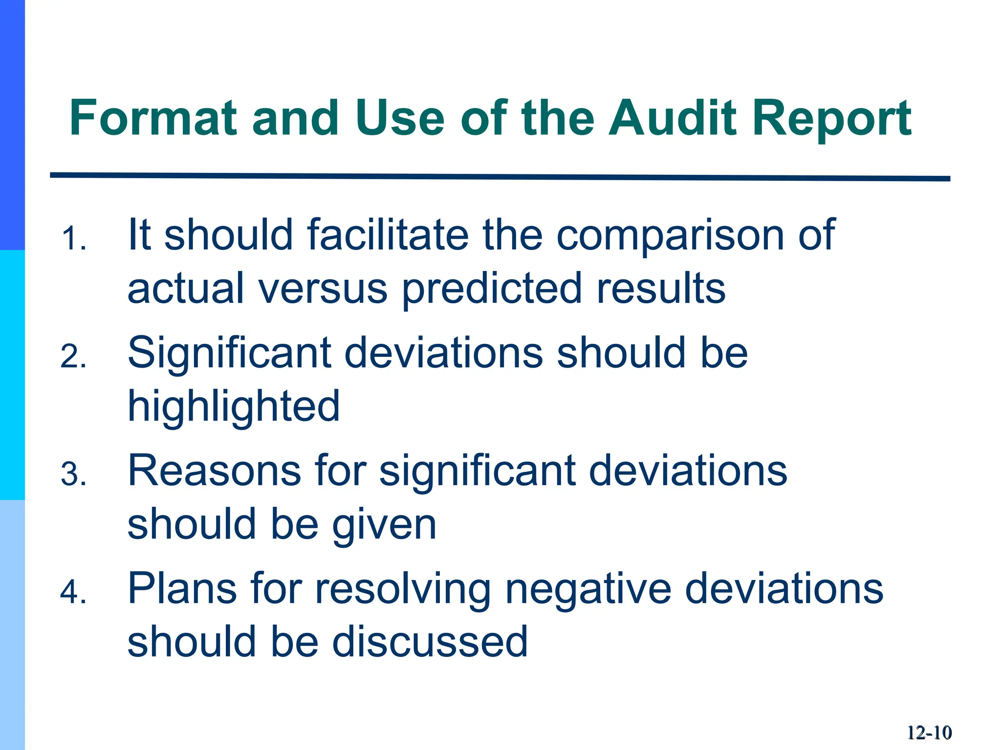 PROJECT AUDIT- METHODS OF EVALUATION AND ASSESSMENT. | PPT