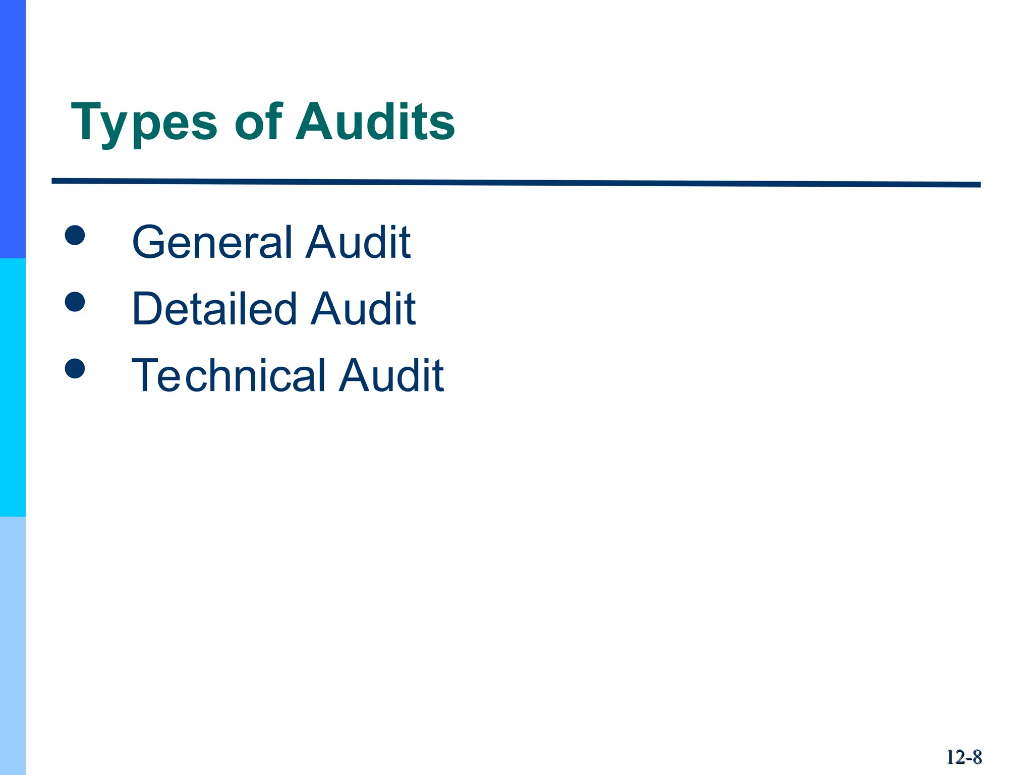 PROJECT AUDIT- METHODS OF EVALUATION AND ASSESSMENT. | PPT