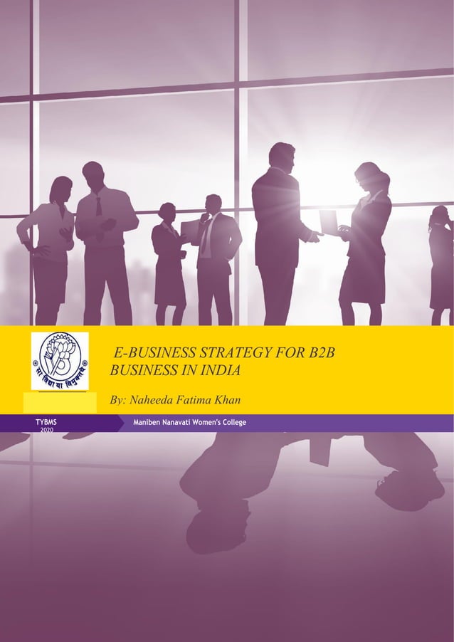 E-commerce strategies for B2B business in India TYBMS | PDF