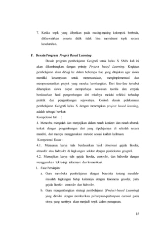 Project based learning | DOCX