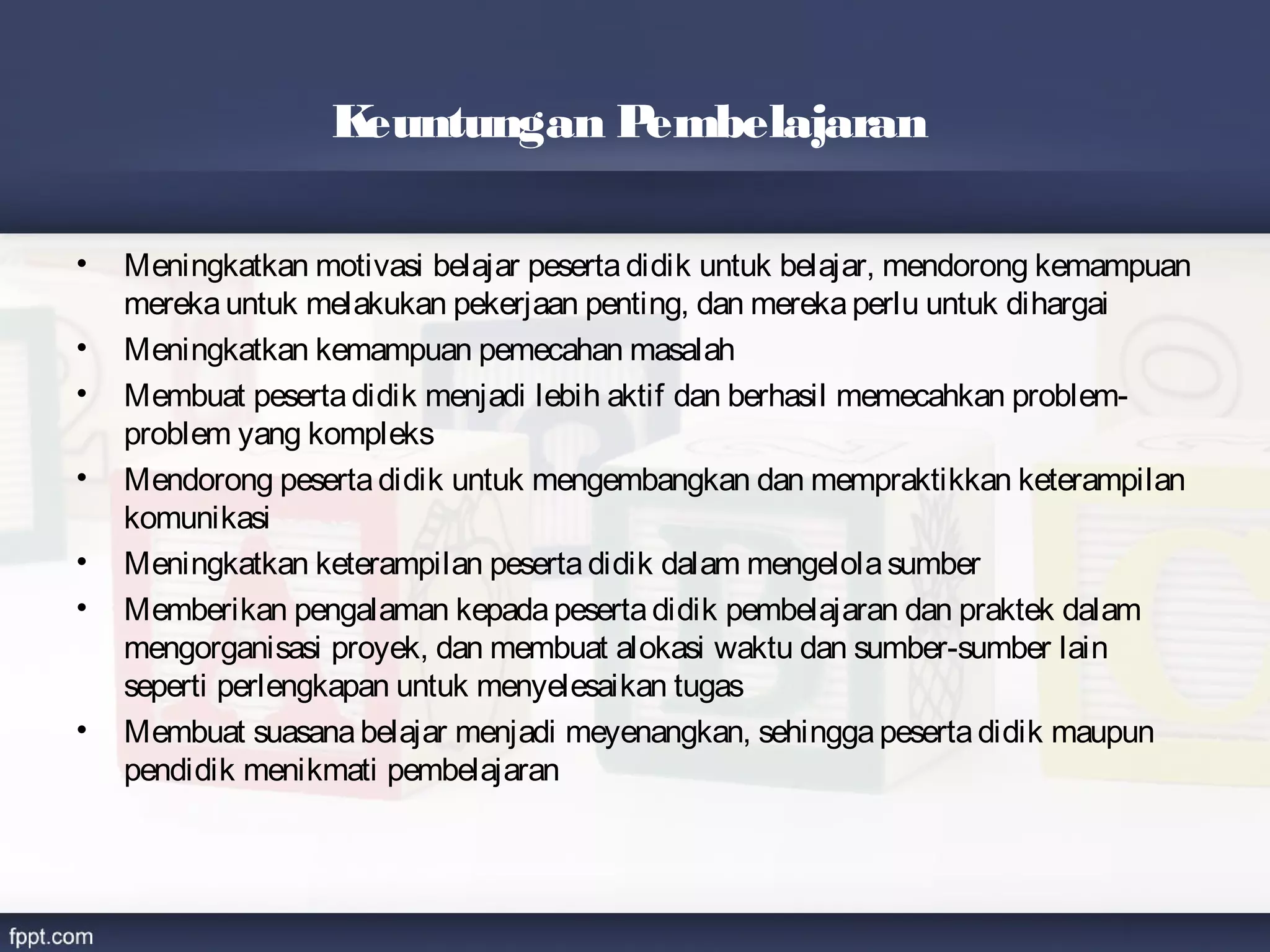 Project based learning | PPT