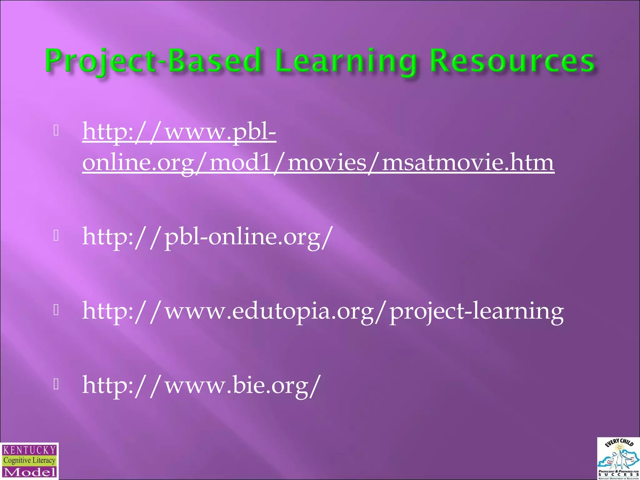 Project based learning | PPT