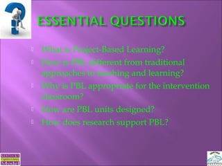 Project based learning | PPT