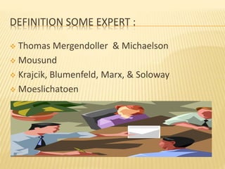 Project based learning | PPT