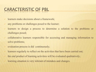 Project based learning | PPT