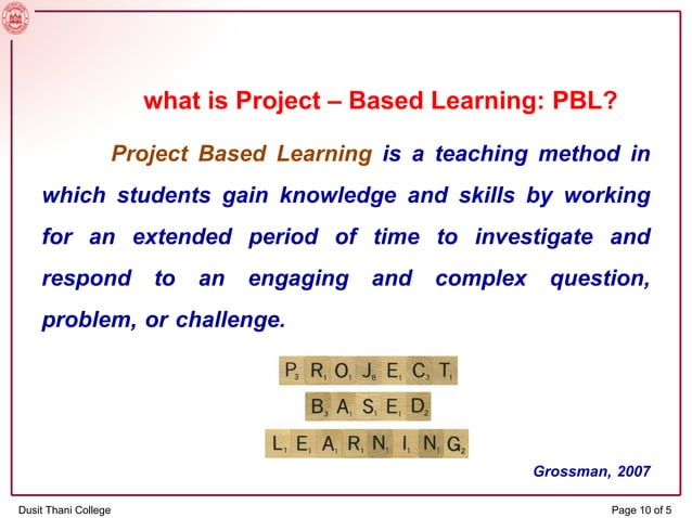 Project based learning | PPT