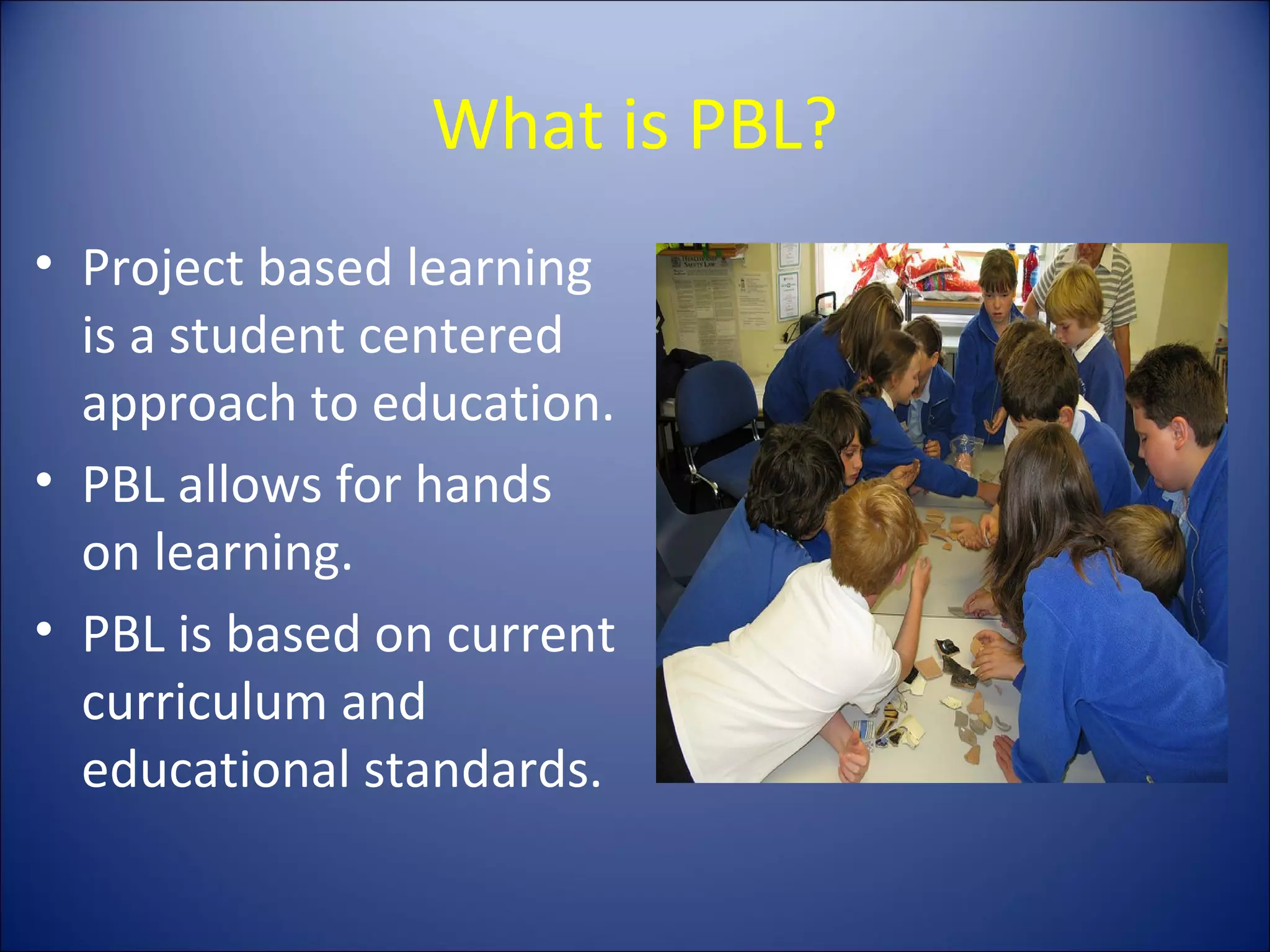 Project based learning online presentation | PPT | Educational ...