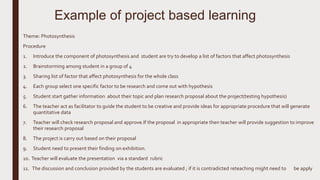 Project based learning (PBL) | PPTX