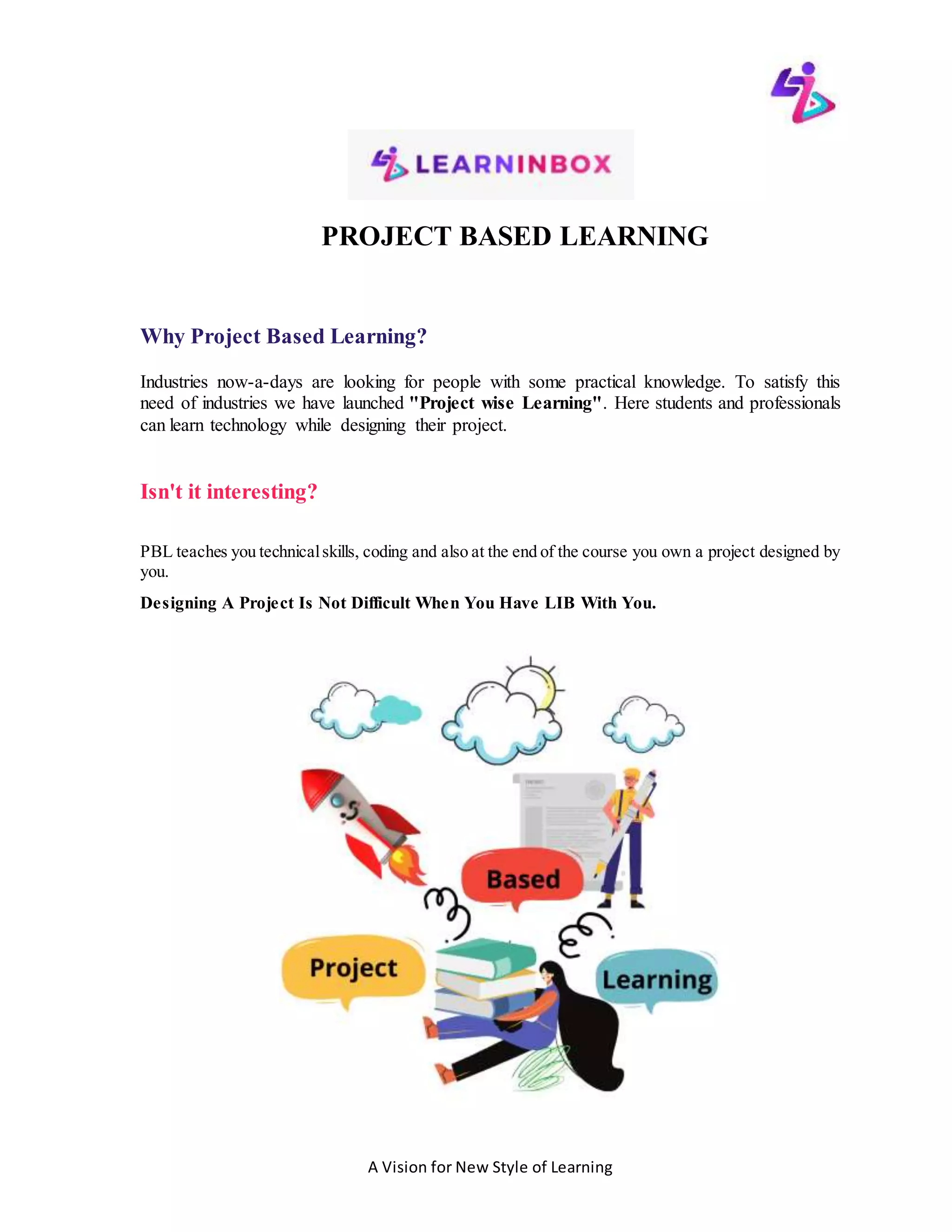 Project based learning pdf | PDF