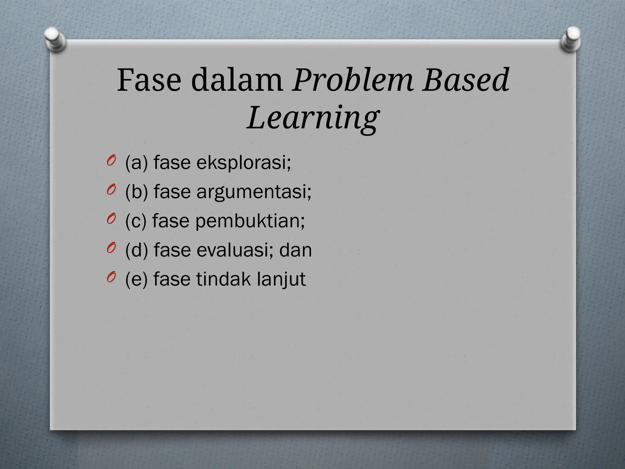 PJBL Project Based Learning Education Type | PPTX