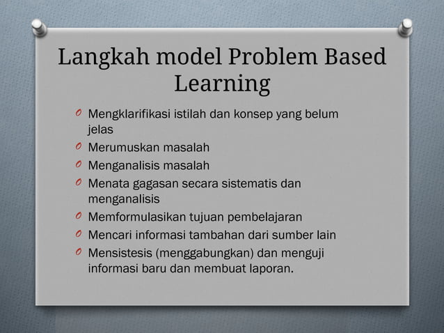 PJBL Project Based Learning Education Type | PPTX