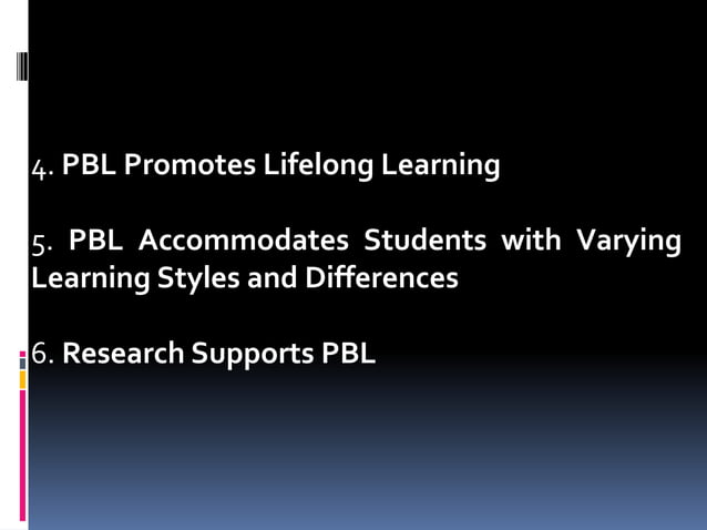 Project based learning strategy | PPT