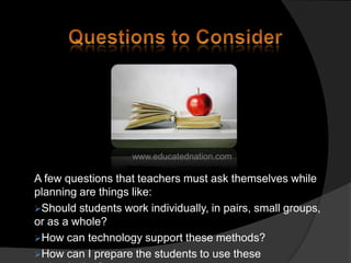 Project based learning & technology | PPTX