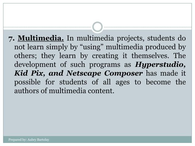 Project –based multimedia learning | PPT