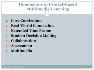 Project –based multimedia learning | PPT